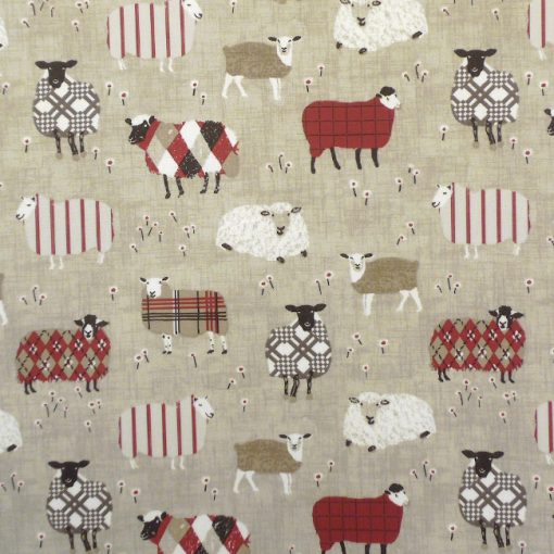 Baa Baa Berry Gloss Oilcloth Tablecloth - Order Online | Only Oilcloth